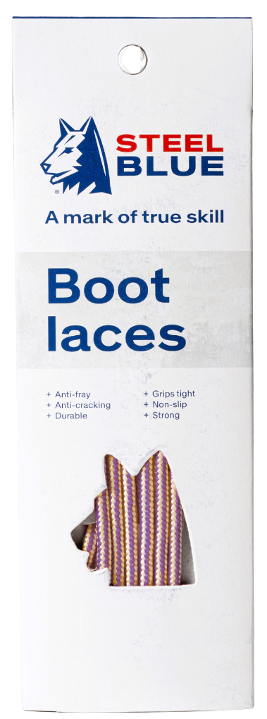 Steel Blue Boot Laces Sand/Lilac140cm – Lilydale Safety Wear