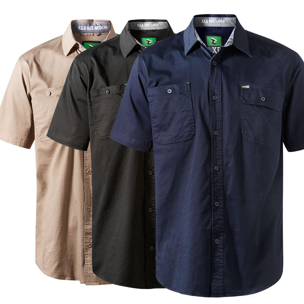 FXD Stretch S/S Work Shirt SSH-1 – Lilydale Safety Wear